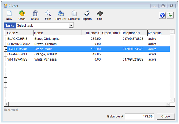 Small Accounts : business accounting software